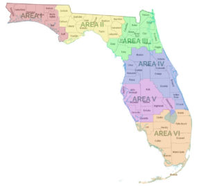 Area Map and Counties – Florida Educational Negotiators
